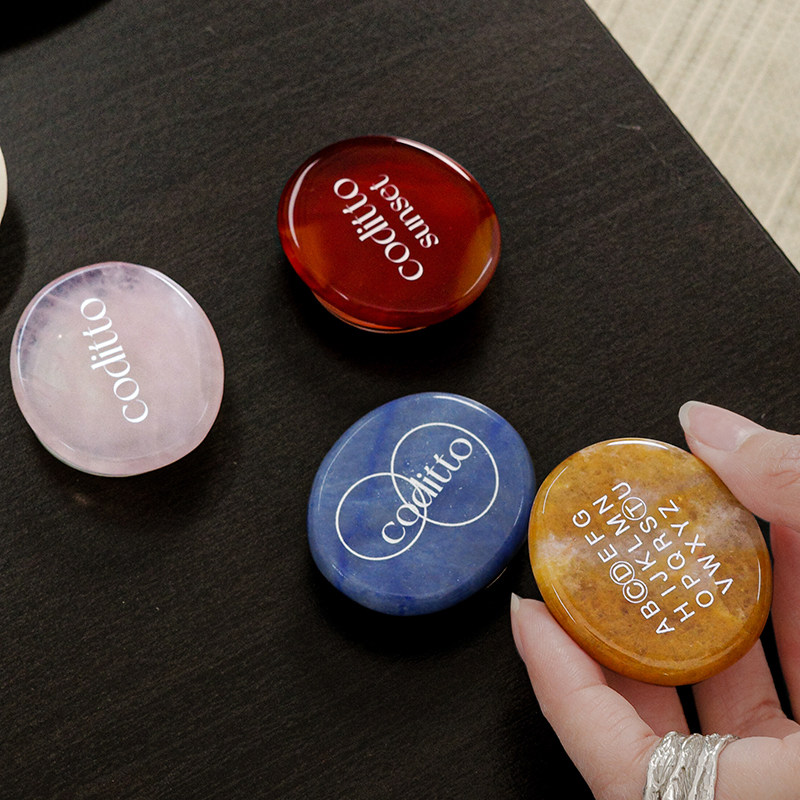 coditto原创天然石头通用手机支架艺术伸缩气囊ins粘贴式懒人神器_虎窝淘