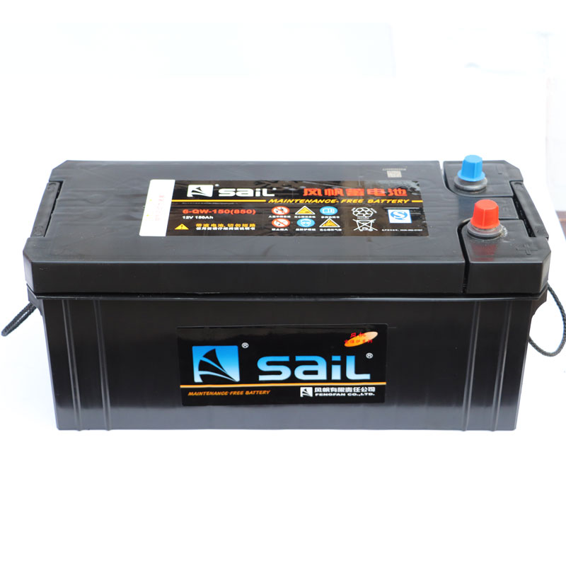 风帆蓄电池6-QW-150金龙发电机重汽东风货拖头车汽车电瓶12V150Ah_虎窝淘