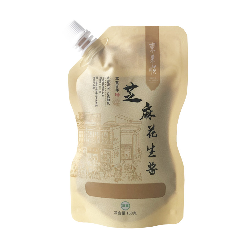 东来顺芝麻花生酱168g*6袋清真火锅蘸料热干面拌面拌菜烘焙酱细腻_虎窝淘