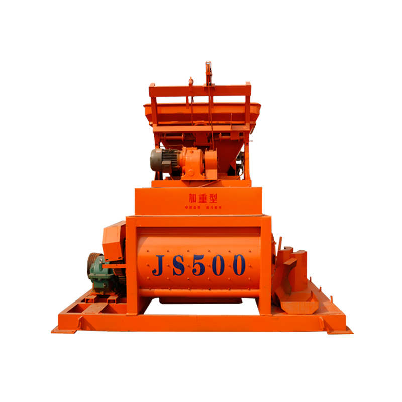 JS500/750/1000强制式混凝土搅拌机双卧轴50机75机全自动工地大型_虎窝淘