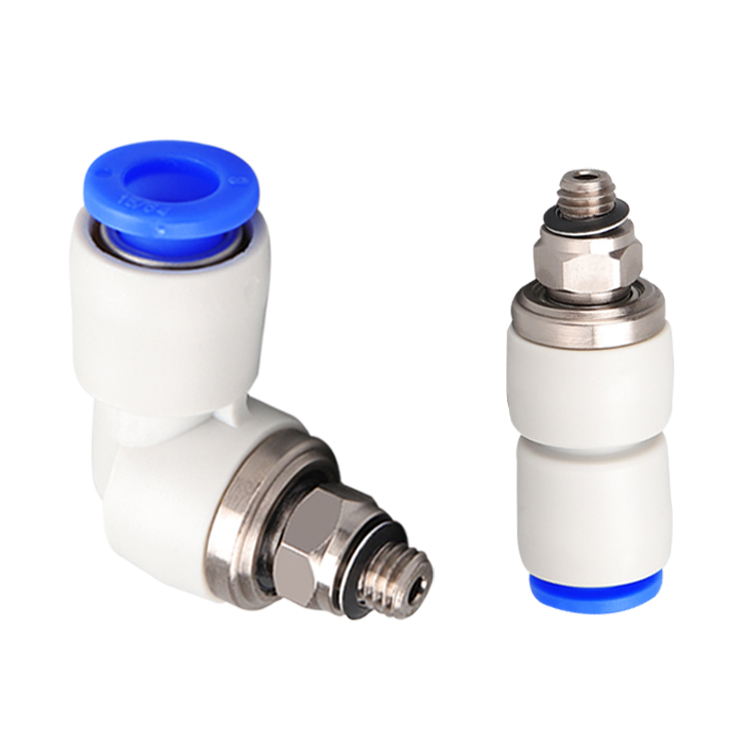 气动高速旋转接头直通弯头快插气管KSL/KSH4 6 8 10 12-03 SMC型_虎窝淘