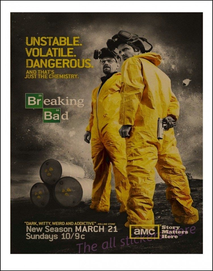 Breaking Bad Posters Movie Posters Vintage Kraft Paper Retr_虎窝淘