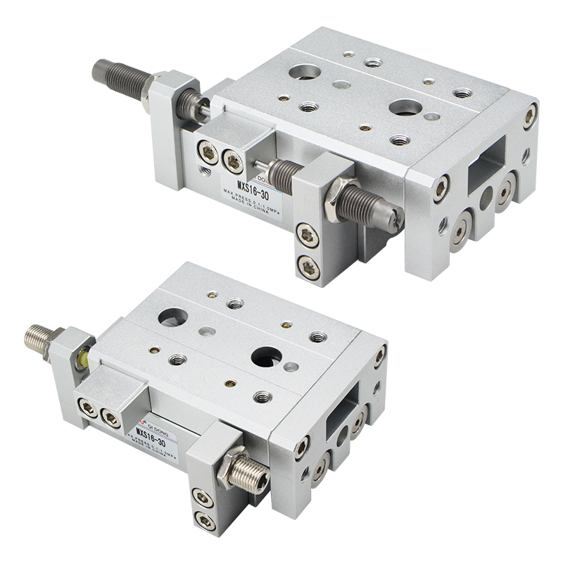 MXSL6滑台气缸MXS8-10-20-30-40-50-75-AT-S-BFR小型导轨滑块气缸_虎窝淘