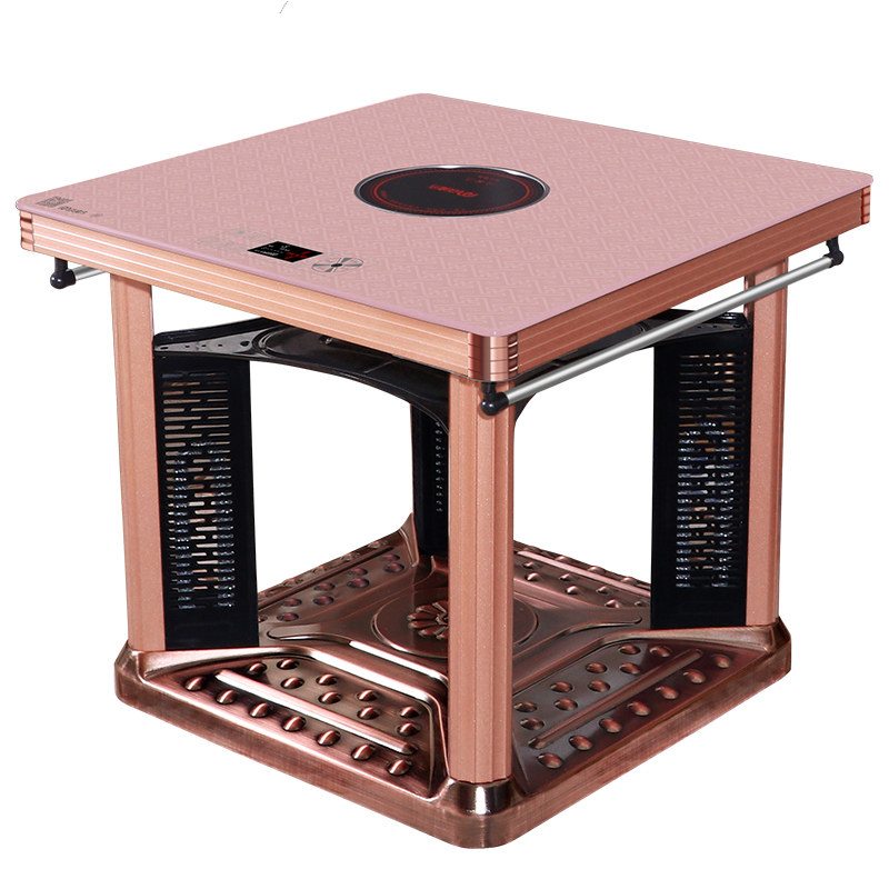 焱魔方取暖桌电暖桌家用电暖炉四面取暖正方形烤火桌子电火炉节能_虎窝淘