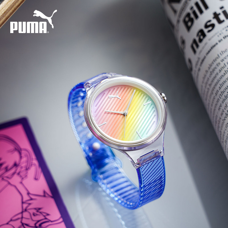 PUMA/彪马手表女款CON RD欧美时尚学生情侣渐变表盘石英腕表P1025_虎窝淘