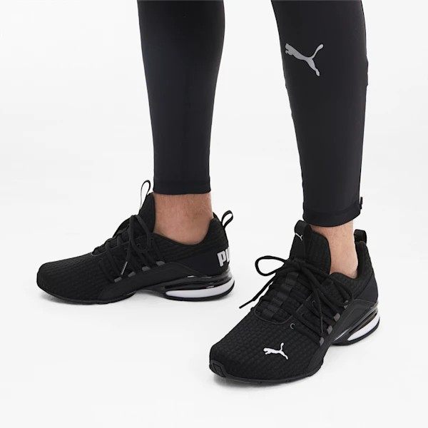 Puma/彪马正品男鞋Axelion Block新款分体式针织透气减震跑步鞋_虎窝淘