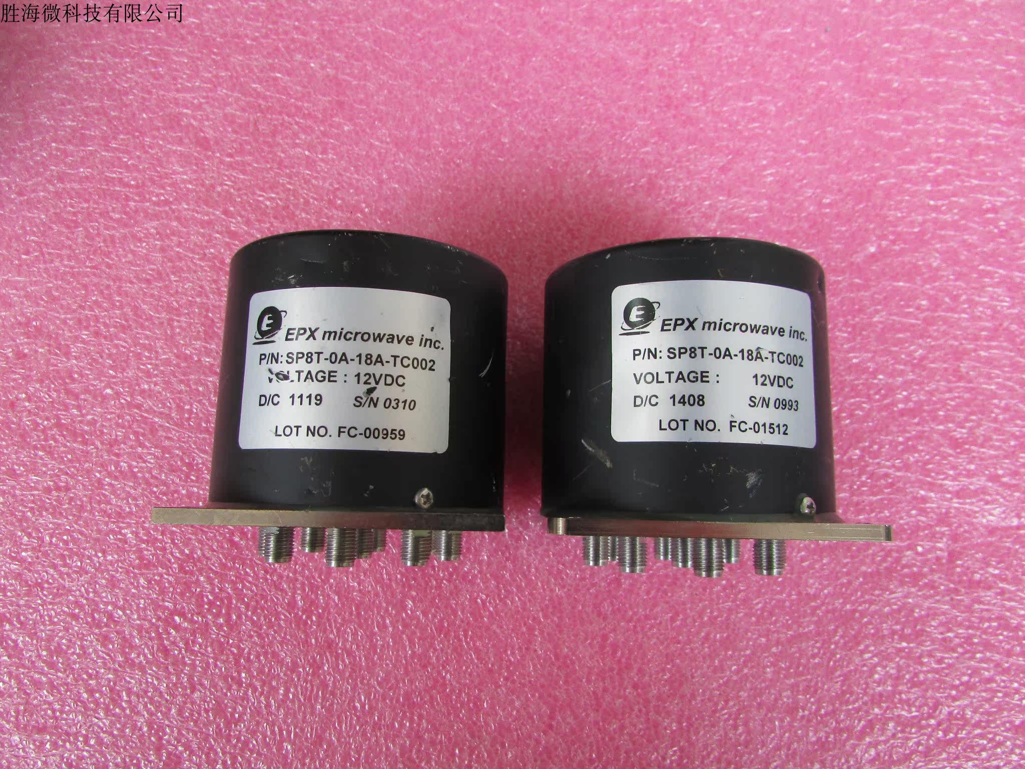 EPX进口SP8T-0A-18A-TC002 SP8T18GHz射频同轴单刀八掷同轴开关_虎窝淘
