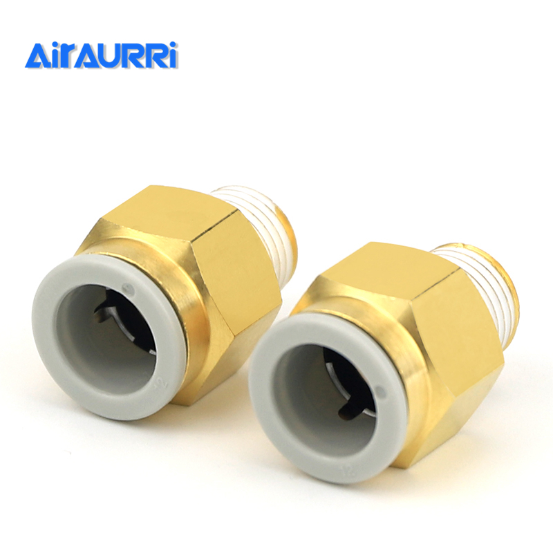 外螺直通气管快速快插接头KQ2H-04/06/08/10/12-M5/01/02/03/04S_虎窝淘