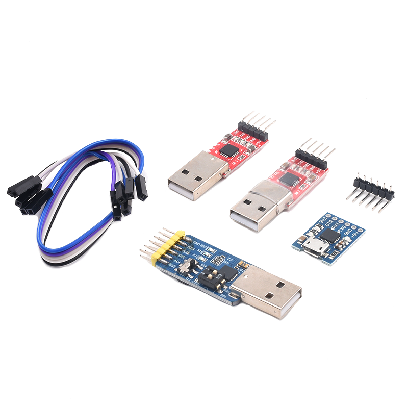 CH9102/CP2102模块 USB转TTL串口UART下载器 STC单片机升级刷机板_虎窝淘