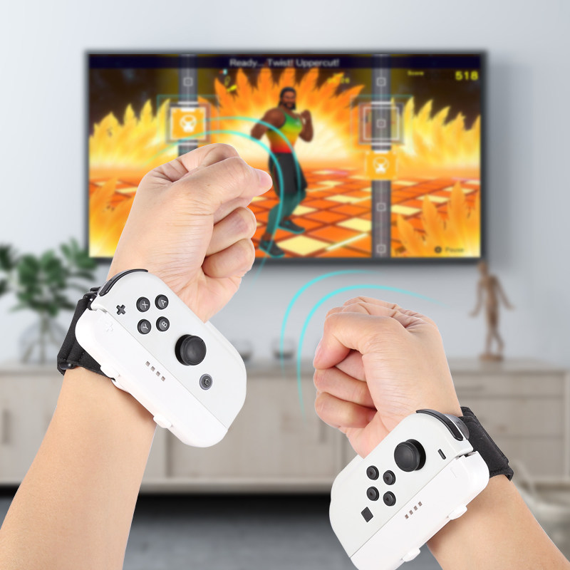 良值(IINE)适用任天堂switch/Oled JoyCon旋转腕带舞力全开体感手柄绑带有氧拳击游戏手绳 NS配件_虎窝淘