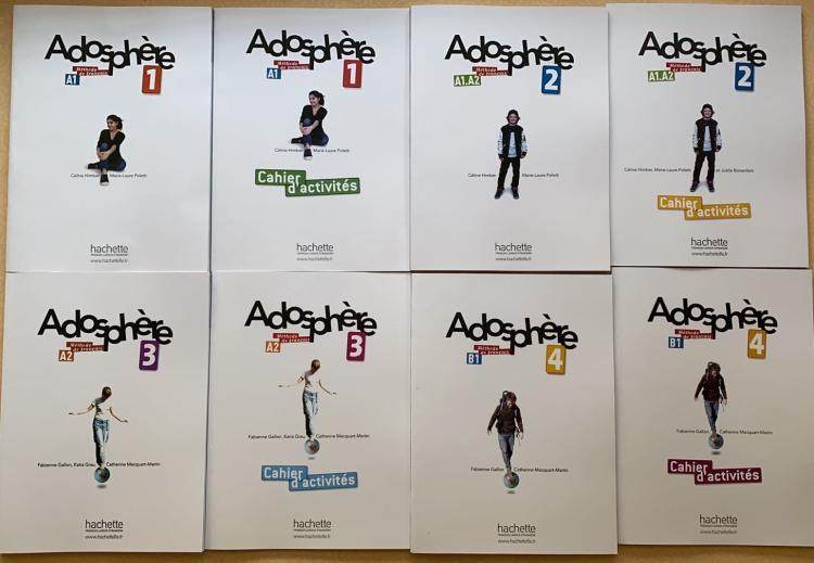 法语Adosphère分级教材通用点读版支持小达人各种wifi点读笔_虎窝淘