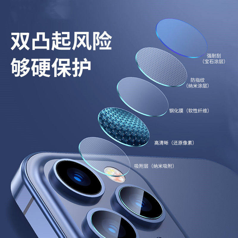 适用于oppoa93手机镜头膜OPPO A93 5G版摄像头钢化玻璃膜PEHM00高清防爆贴模PEHT00相机镜片保护圈全透明防刮_虎窝淘