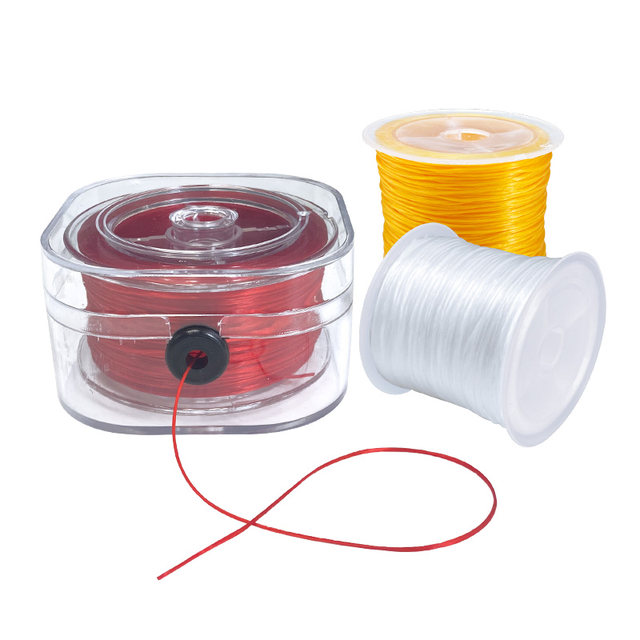 Flat elastic thread bracelet rope, flat silk imported elastic thread ...