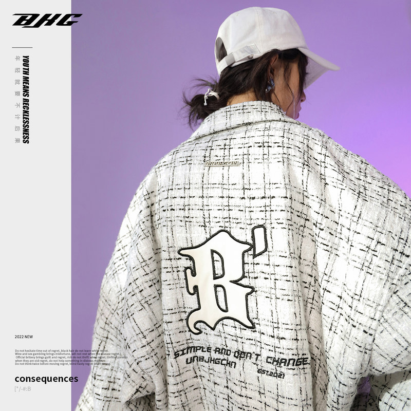 [Bjhg不计后果春季小香风感衬衫夹克]-夹克好货推荐-轻舟网