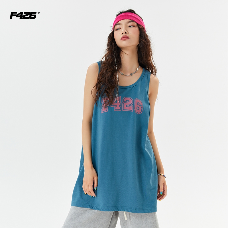 【F426官方店】国潮牌情侣嘻哈夏季基础四色426运动宽松休闲背心_虎窝淘