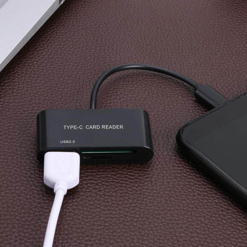 3 in 1 USB OTG Card Reader Adapter Type C Cable SD/ Micro S_虎窝淘