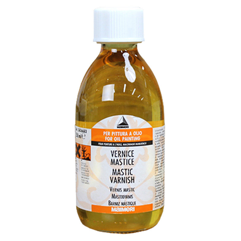 意大利进口Maimeri莓莉玛蒂树脂上光油MASTIC VARNISH油画画面保护光油罩光剂乳胶光漆调色油增加光泽682_虎窝淘