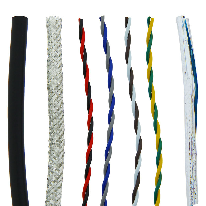 双绞线RS485通讯屏蔽电缆RVSP 2 4芯信号线伺服编码通信控制线_虎窝淘