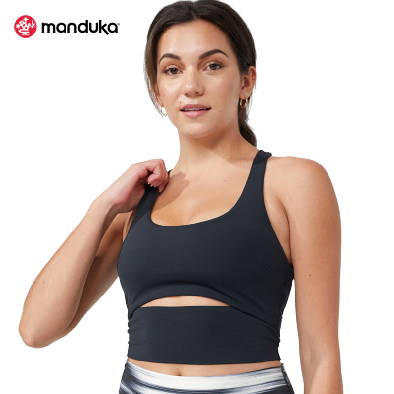 Manduka Perf扎染镂空背心式内衣定型美背瑜伽服专业运动文胸_虎窝淘