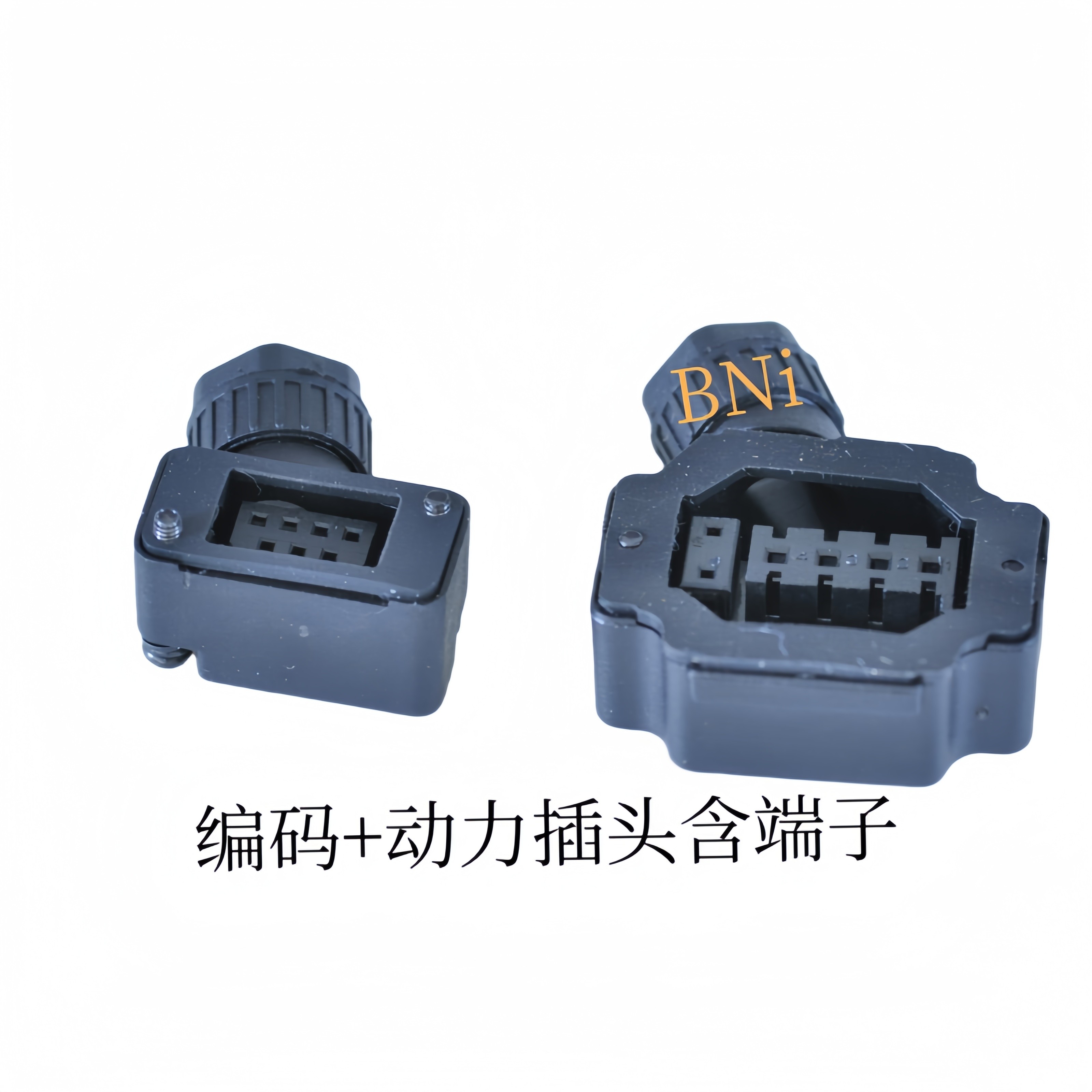 汇川小功率伺服电机动力插头SDC-06T 编码线连接器接头 SDC-07T_虎窝淘