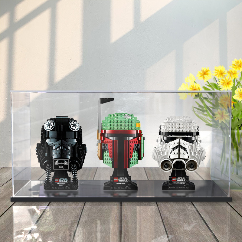 亚克力展示盒75274 75276 75277适用乐高冲锋队星战波巴菲特头盔_虎窝淘