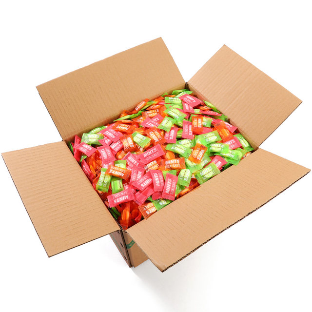 Strong refreshing chewing gum, old-fashioned mints, sea salt mints ...