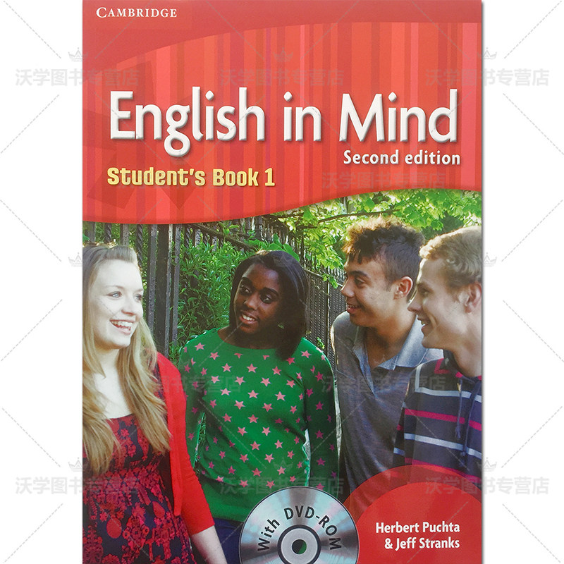 剑桥English In Mind1级英音第二版原版进口中学教材学生书+练习册+DVDROM剑桥KET/PET考试MSE：KET赠送教学资料_虎窝淘