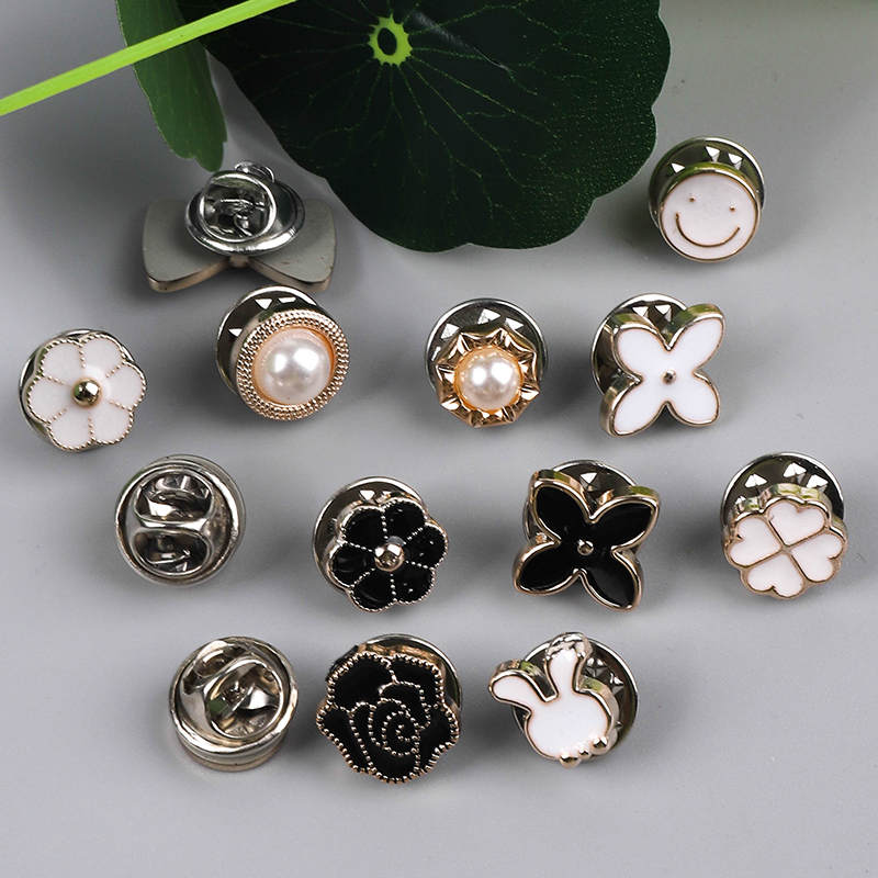 免缝钉扣防走光扣衬衫纽扣女开衫暗扣珍珠扣子可拆卸隐形按扣百搭_虎窝淘