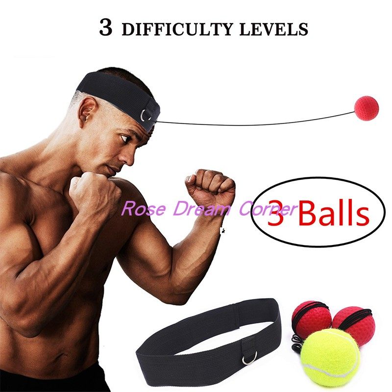 Boxing Reflex Ball Set 3 Difficulty Level Boxing Balls Speed_虎窝淘