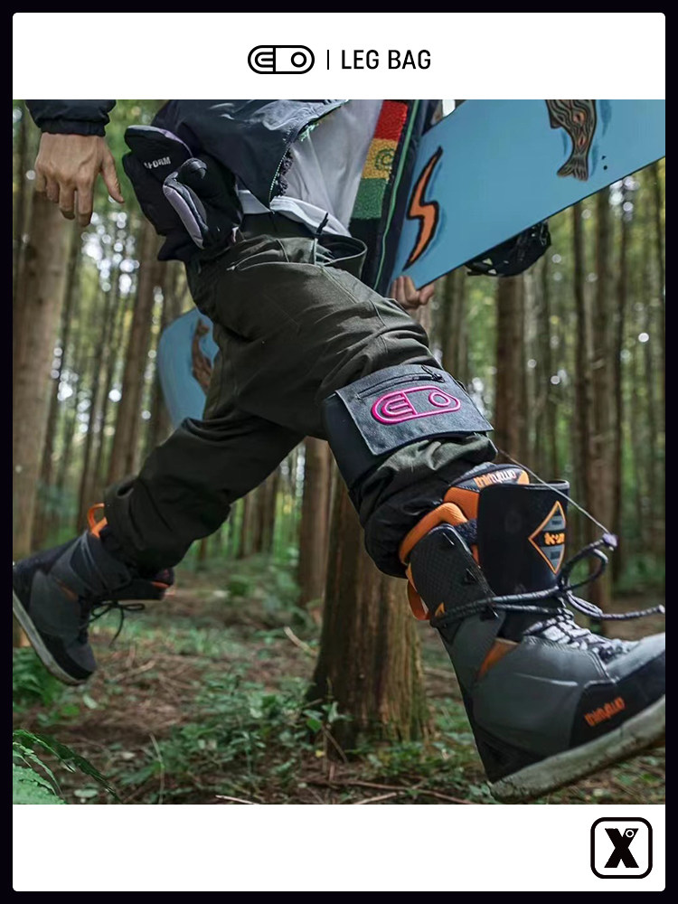 易毒[EXDO]W24 Airblaster(AB)单板滑雪腿包男防水储物包女零食包_虎窝淘