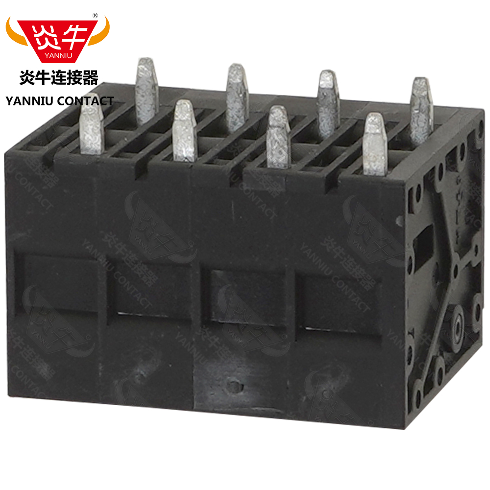 YN271R-7.5黑色弹簧式PCB接线端子DG271R/KF205R/SPT5_虎窝淘