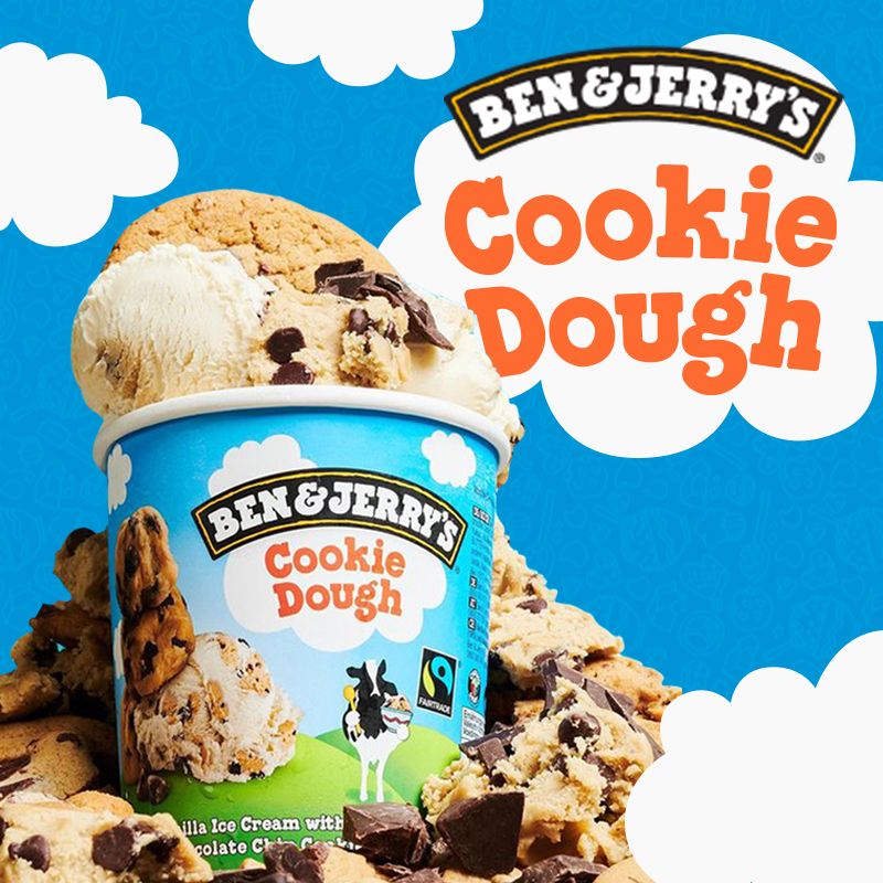 Ben&Jerry's本杰瑞焦糖花生酱冰淇淋牛奶巧克力布朗尼曲奇雪糕_虎窝淘