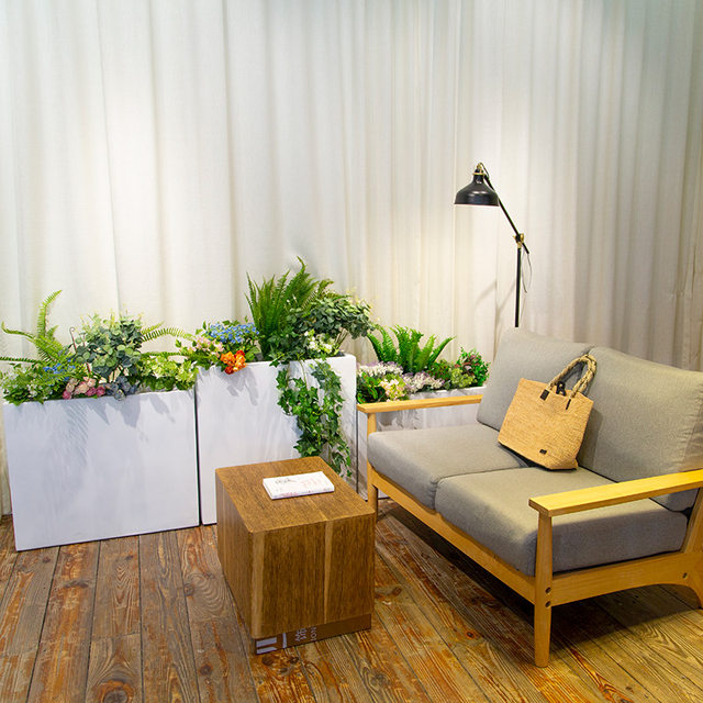 Rectangular cement flower pot flower box flower trough cigarette box ...