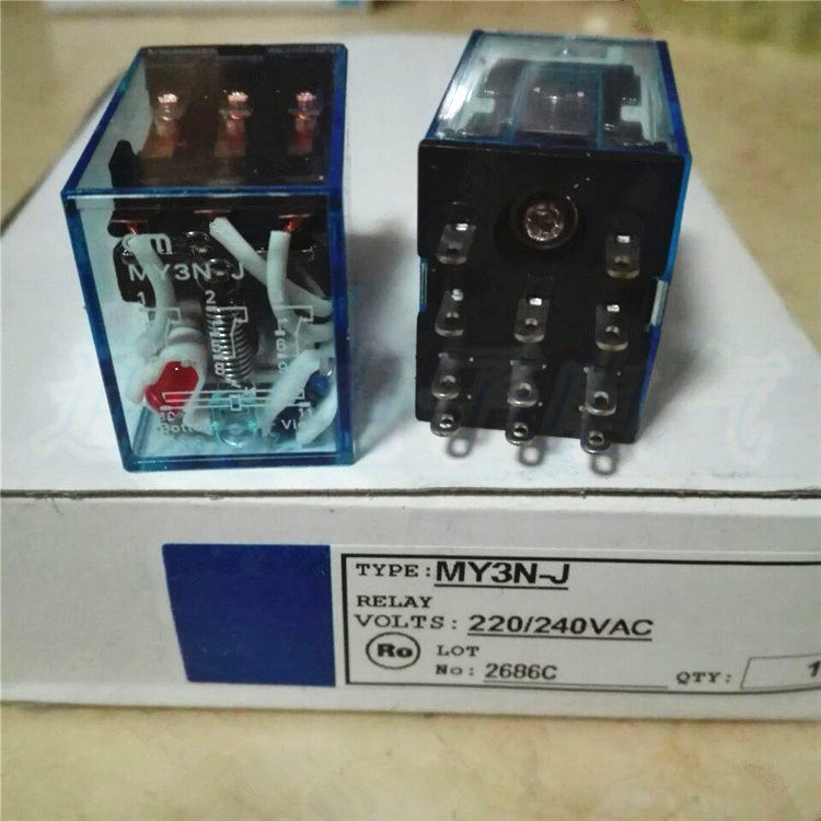 IEC255 5A 11脚中间继电器MY3N-J/AC220/110V/48V/36V/24V/12V/6V_虎窝淘