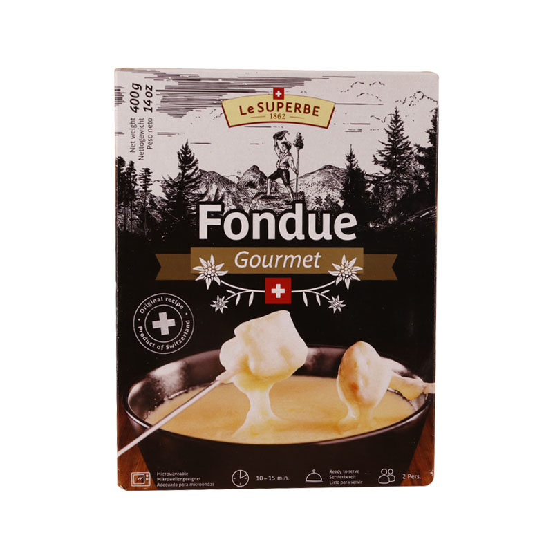 进口琪雷萨瑞士芝士火锅干酪400g再制干酪火锅奶酪Fondue Gourmet_虎窝淘