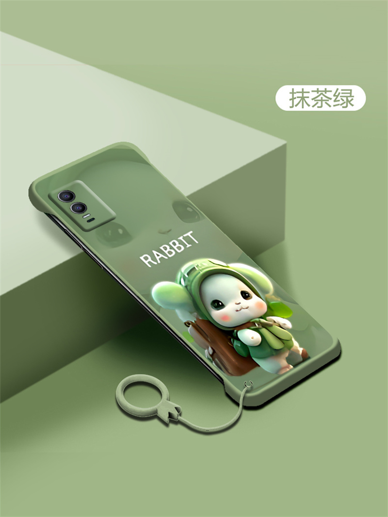 适用vivoy76s手机壳y74s无边框y77散热y85超薄y89裸机z1磨砂z1i可爱y93兔子y93s卡通z5x少女z5i新款y7s外壳 ...