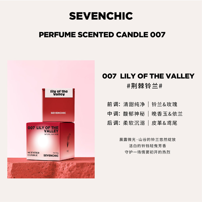 【戚薇同款SEVENCHIC低温香氛蜡烛35g可涂抹天然香薰家居礼物】选购介绍 - 轻舟网香薰蜡烛推荐