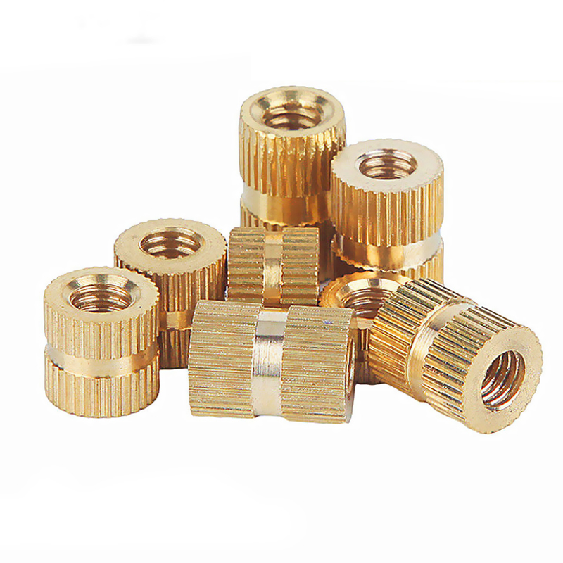 铜镶嵌件镶嵌铜螺母注塑铜螺母滚花铜镶件M2M2.5M3M4M5M6M8M10_虎窝淘