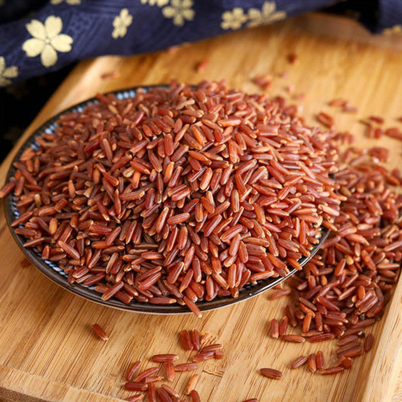 买三送一袁来酉米红米500g农家健康粗粮杂粮米饭原料真空包装_虎窝淘