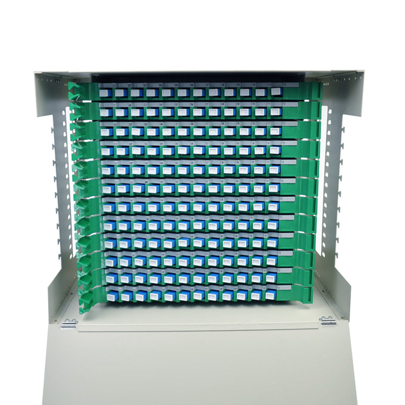 pheenet菲尼特144口SC/FC/ST/LC288芯单模多模万兆ODF光纤配线架机架式单元体熔纤盘配线箱光缆熔接盒终端盒_虎窝淘