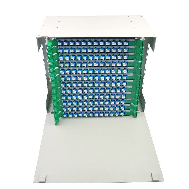 pheenet菲尼特144口SC/FC/ST/LC288芯单模多模万兆ODF光纤配线架机架式单元体熔纤盘配线箱光缆熔接盒终端盒_虎窝淘