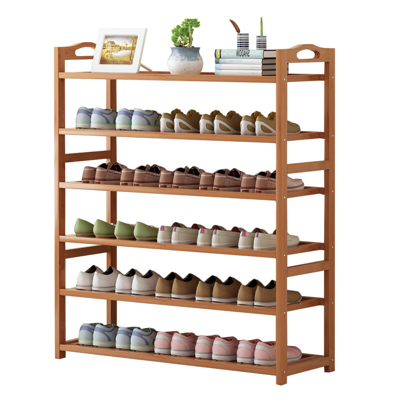 鞋架简易门口家用室内好看鞋柜家宿舍实木收纳神器多层置物架卧室_虎窝淘