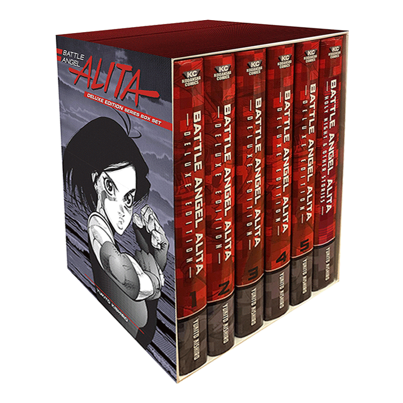 英文原版 Battle Angel Alita Series Box阿丽塔战斗天使精装收藏全套漫画套装英文版进口英语原版书籍_虎窝淘