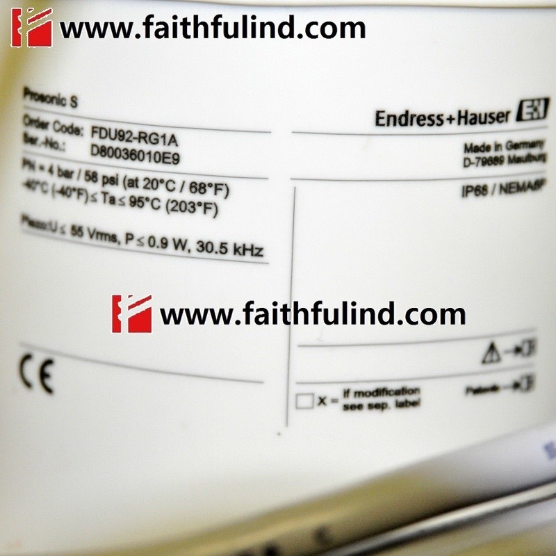 E+H FDU92-RG1A恩德斯豪斯全新超声波物位计探头 Prosonic S_虎窝淘