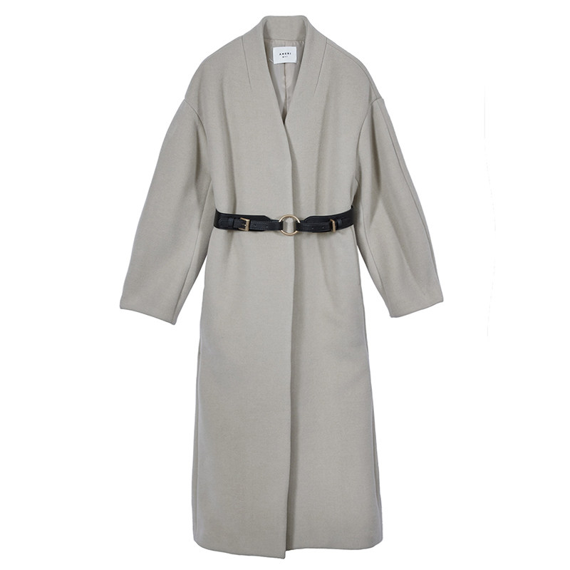 AMERI春UNDRESSED系列时尚休闲轻薄面料保暖大衣02120750200_虎窝淘