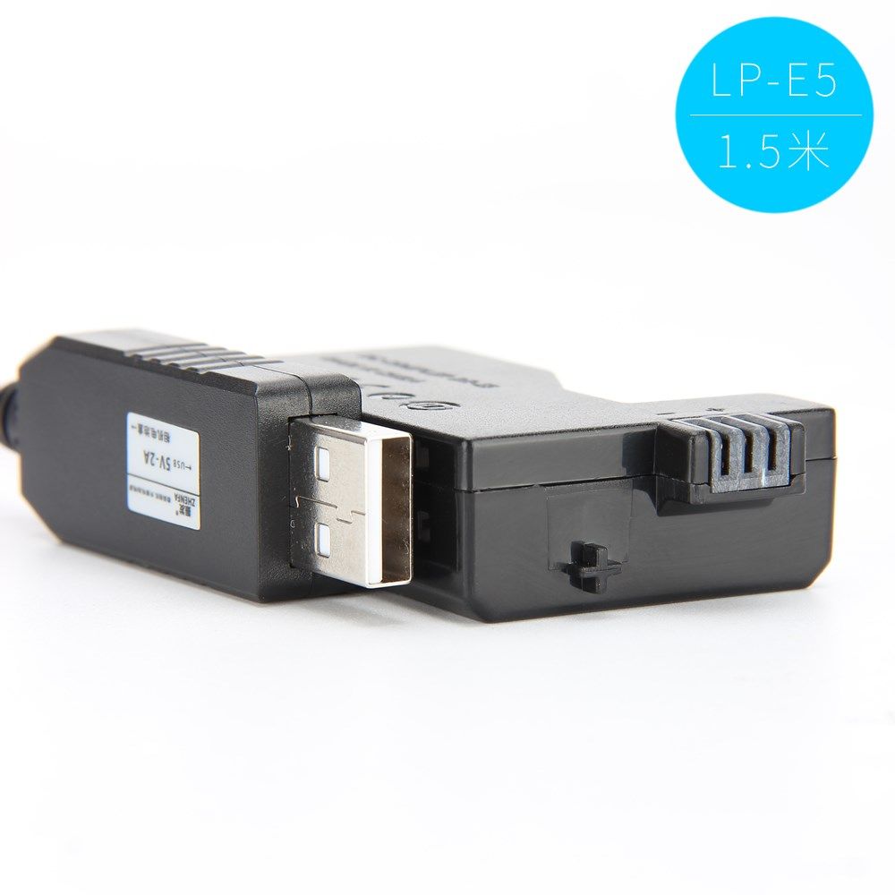 5V SB ACK-E5 Drive Cable Power adapter LP-E5 dummy battery D_虎窝淘