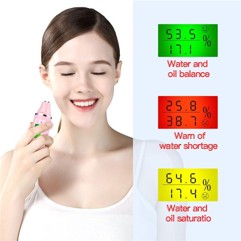 Mini Nano Mist Spray Steamer LCD Digital Facial Analyzer Ma_虎窝淘