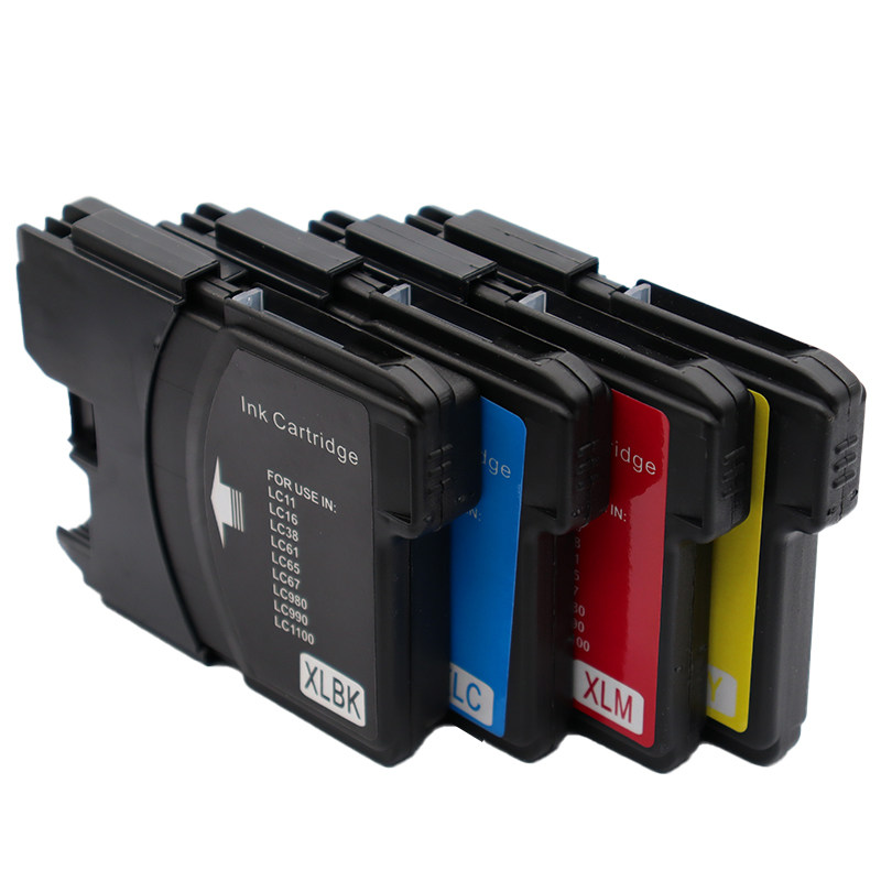 适用兄弟MFC-250C墨盒LC990 brother MFC-490CW MFC-290C墨盒LC990BK LC980 LC61 LC63 ...