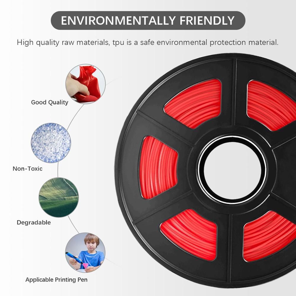 SUNLU TPU Flexible Filament For 3D Printer 1.75 MM 3D Non t_虎窝淘