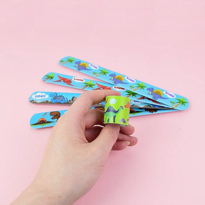 10Pcs Dinosaur Clap Circle Toys Jungle Safari Birthday_虎窝淘